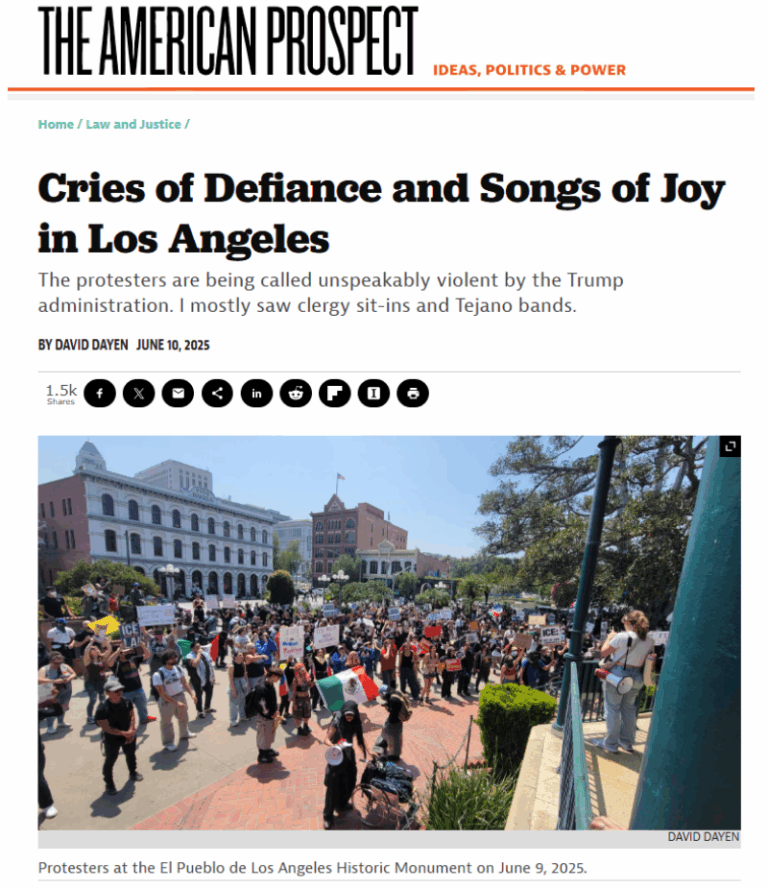 June 9, 2025 - Song and Compassion at ICE protest - Clue Justice